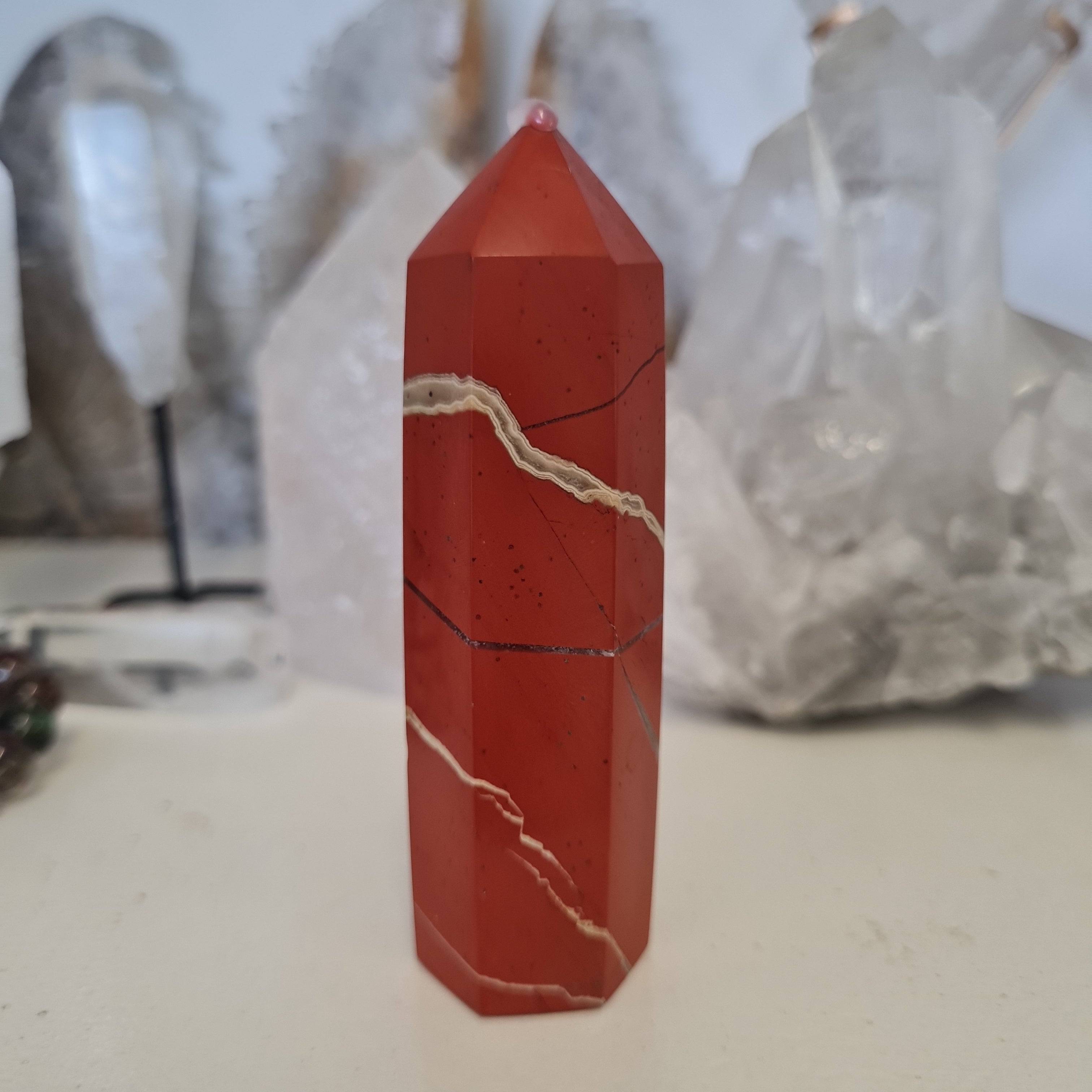Red Jasper Tower – Bay Crystals