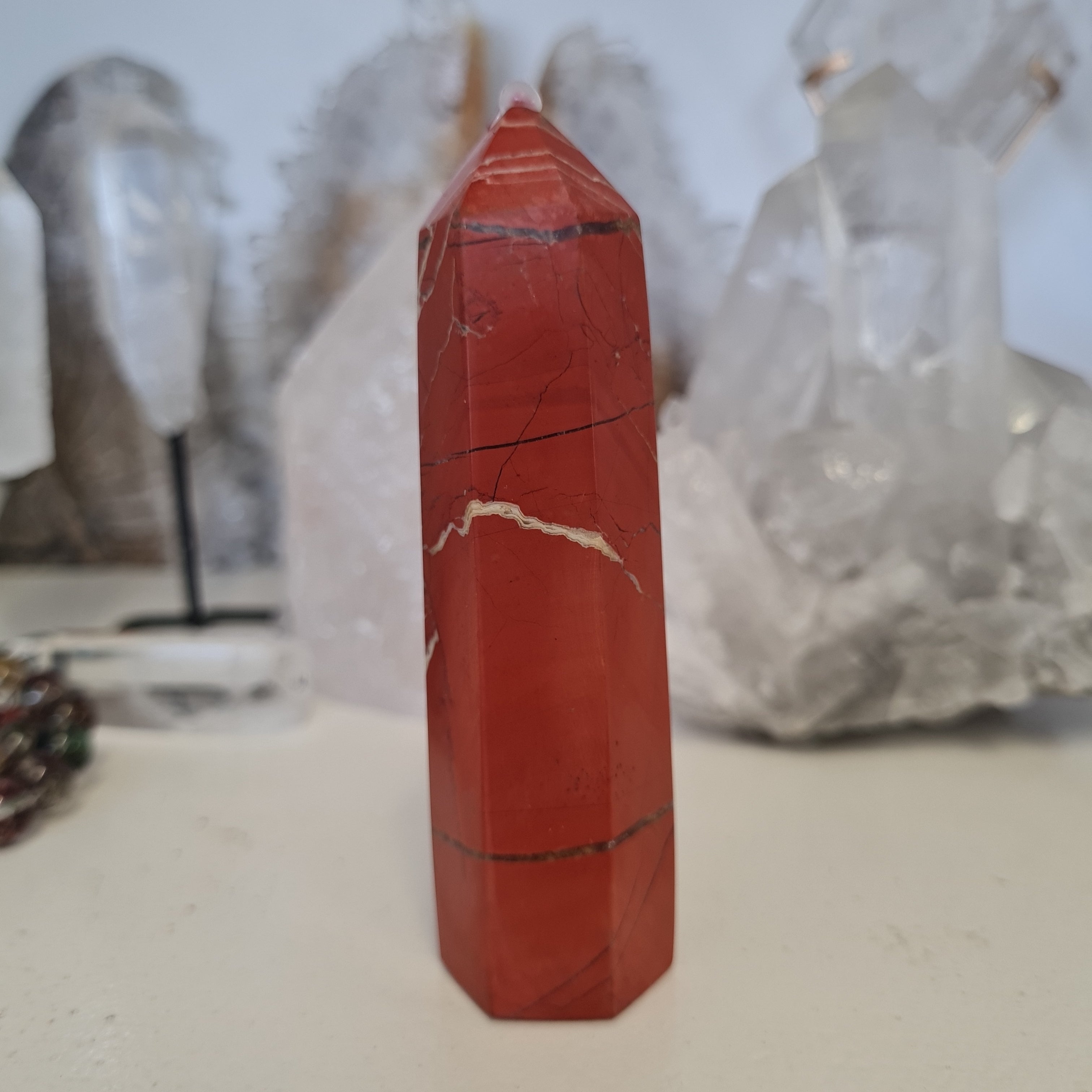 Red Jasper Tower – Bay Crystals