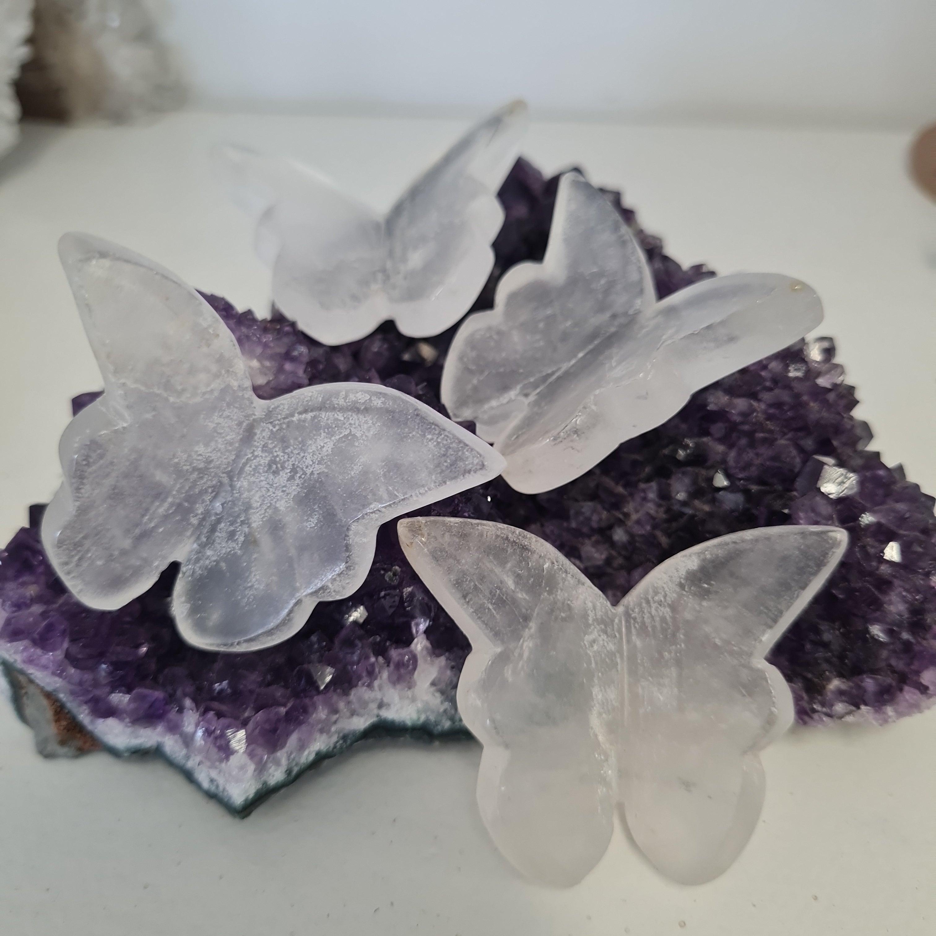 Clear Quartz Butterfly – Bay Crystals