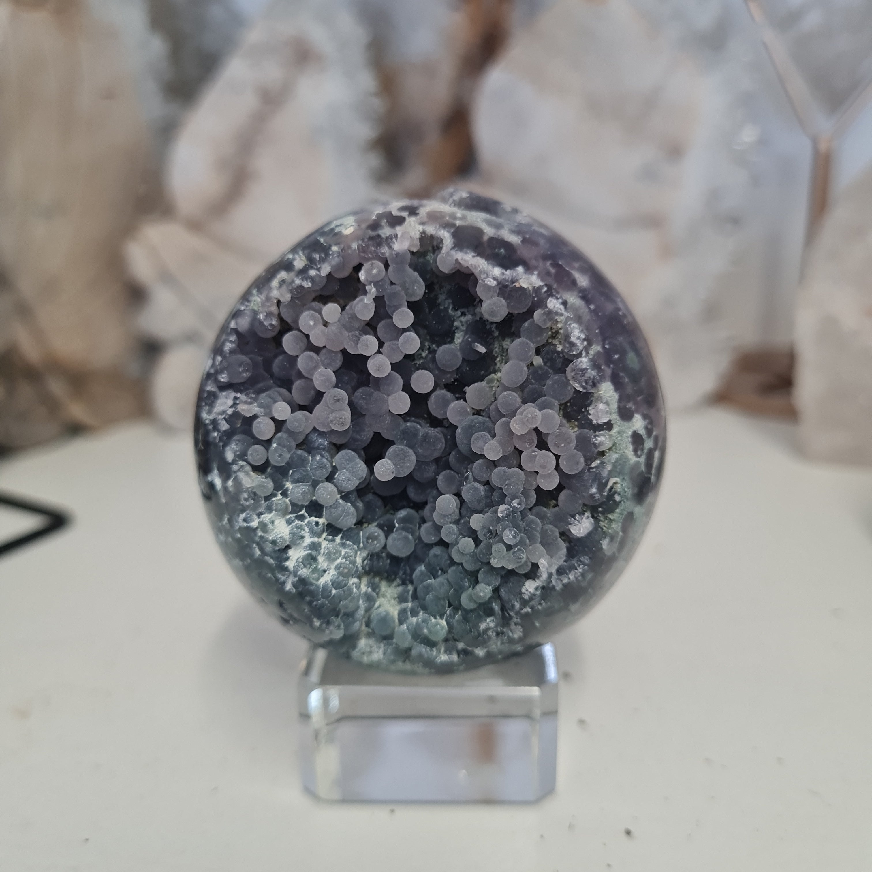 Grape Agate Sphere – Bay Crystals