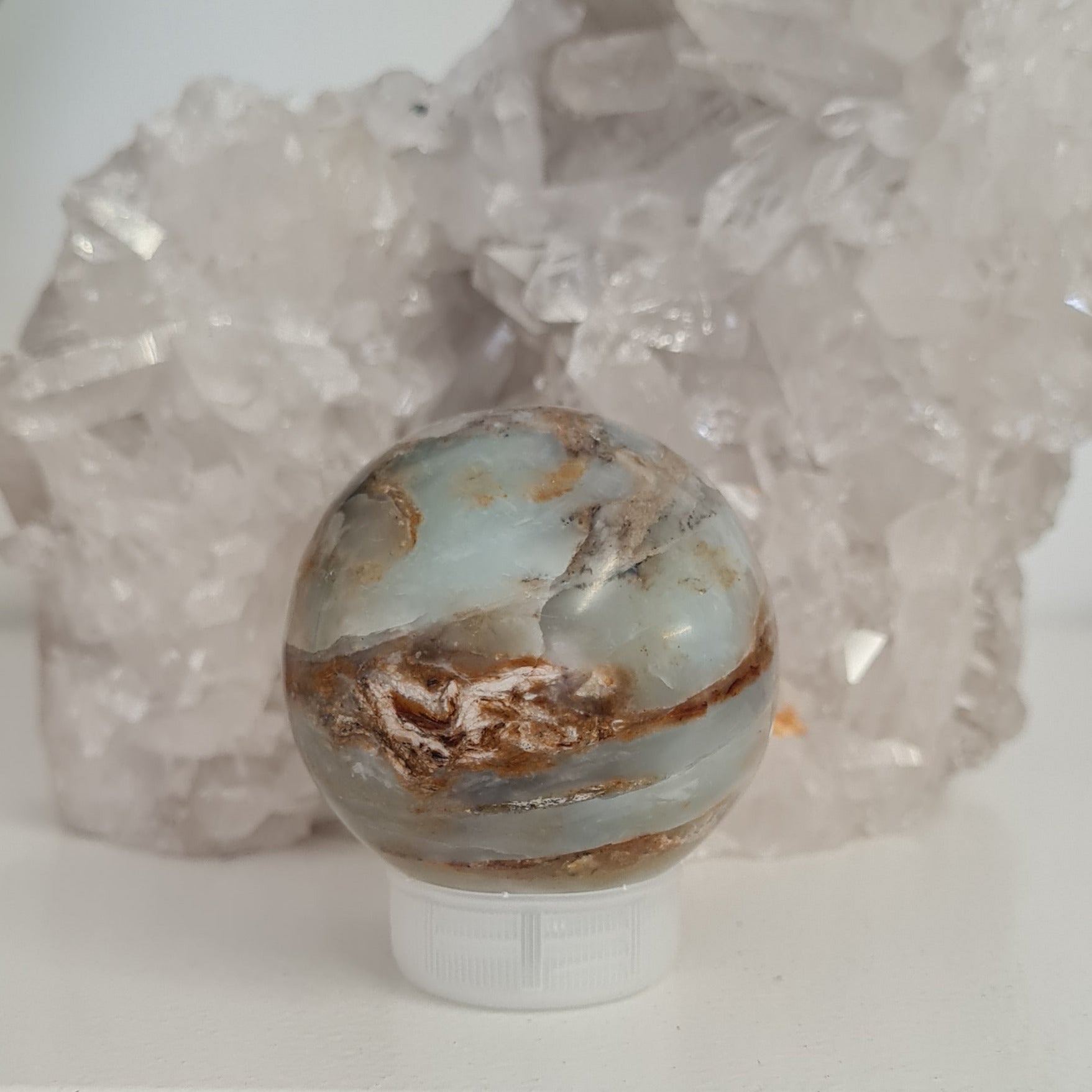 Blue Opal Sphere – Bay Crystals