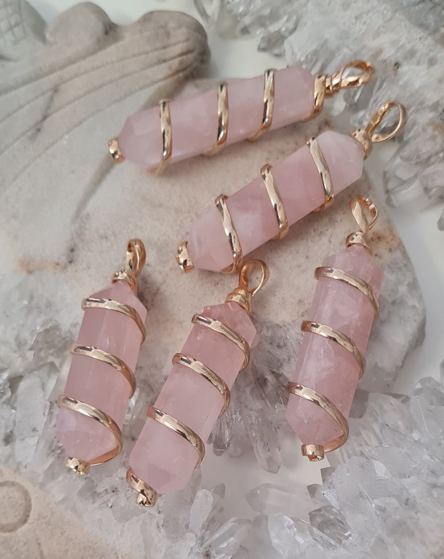 Rose Quartz Pendant – Bay Crystals