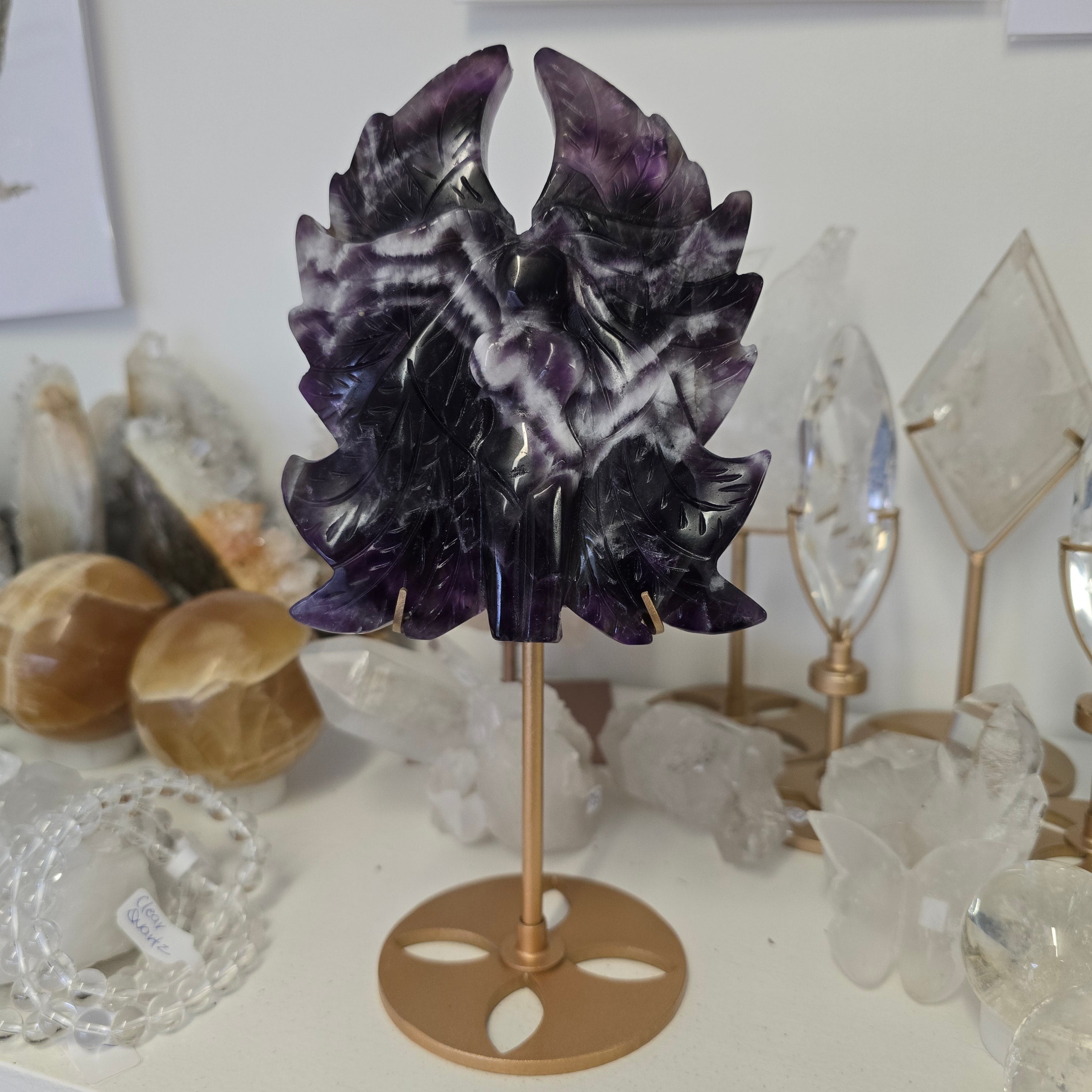 Chevron Amethyst Goddess – Bay Crystals