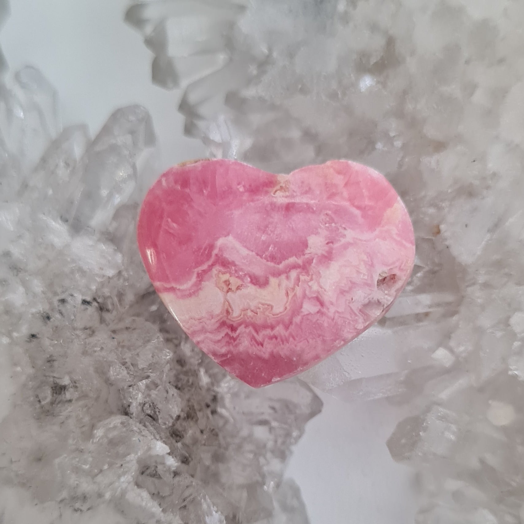 Rhodochrosite Heart – Bay Crystals