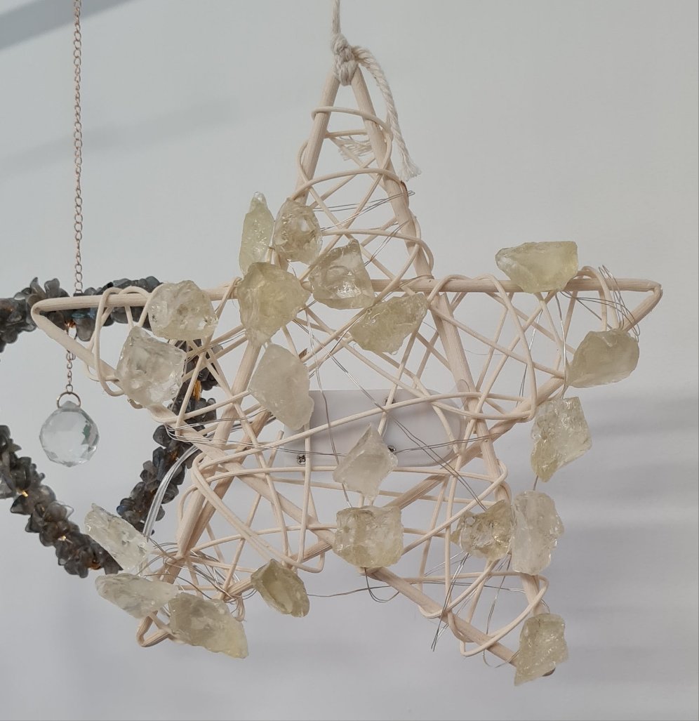 Crystal Wire Light Star - Citrine – Bay Crystals