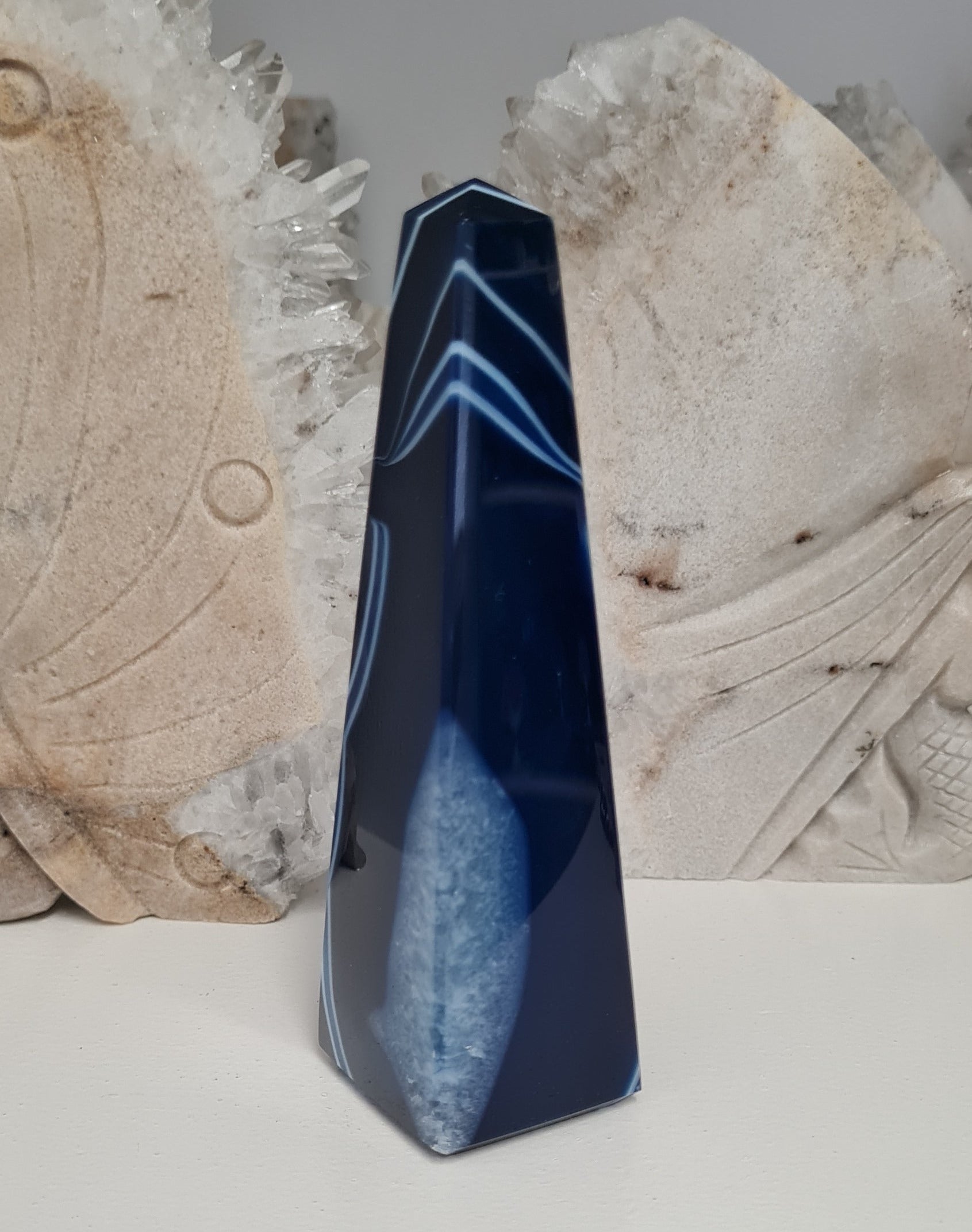 Agate - Blue Dyed – Bay Crystals